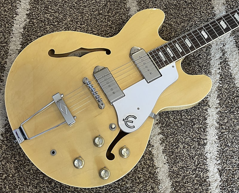 MINT! Epiphone Elitist 1965 Casino 2016 - Natural MADE IN | Reverb