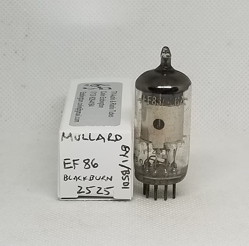 Mullard Blackburn Factory 6267 NOS EF86 CV2901 | Reverb