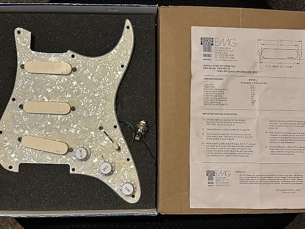 1995 EMG Dg20 David Gilmour The Pro Series Ivorty | Reverb