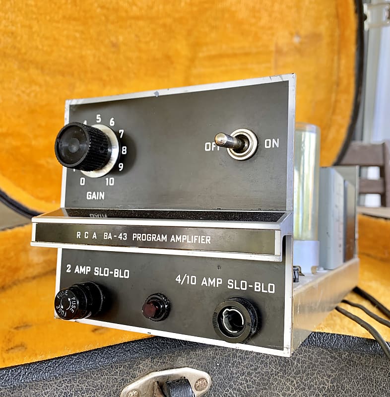 RCA BA-43 program amplifier c 1960’s microphone | Reverb UK