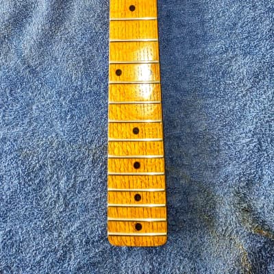 Telecaster custom neck Flame Oak 2023 - Nitro Lacquer Finish | Reverb