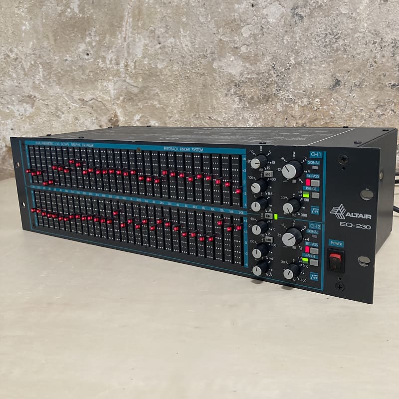 ALTAIR EQ-230 • Graphic Equalizer (30+30 bands) | Reverb