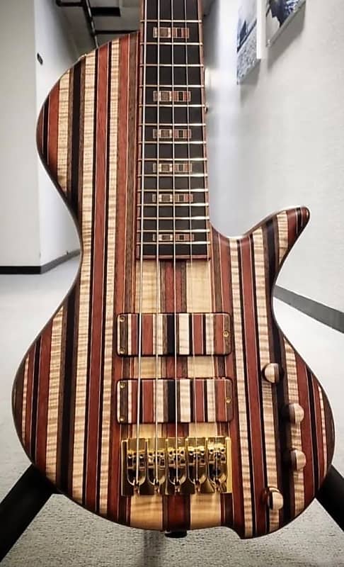 Shawn May Custom 5 String Bass Guitar | Reverb