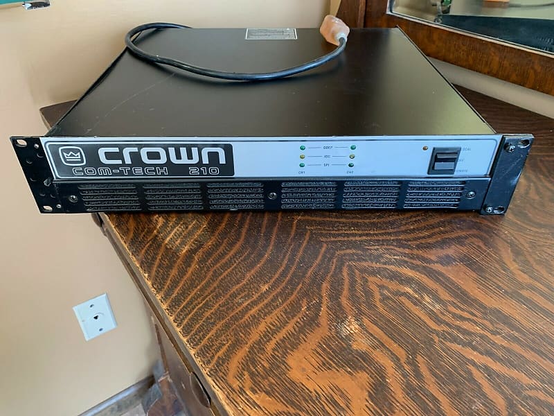 Crown Com-Tech 210 2 Channel Power Amp 150 Watts/channel | Reverb