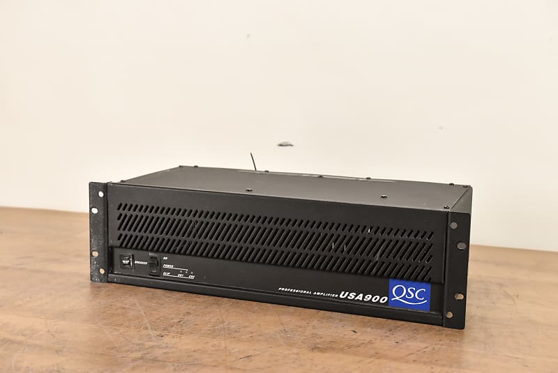 QSC USA 900 Two-Channel Power Amplifier (church owned) | Reverb