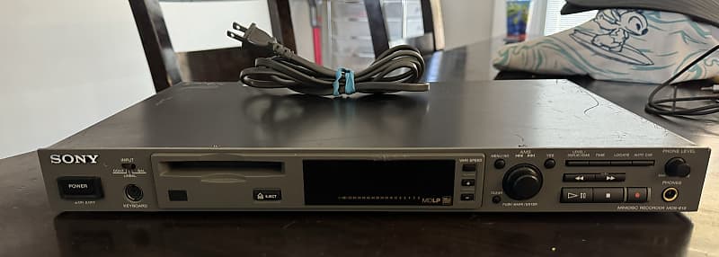Sony MDS-E12 Professional Rackmount MiniDisc MD Recorder & | Reverb