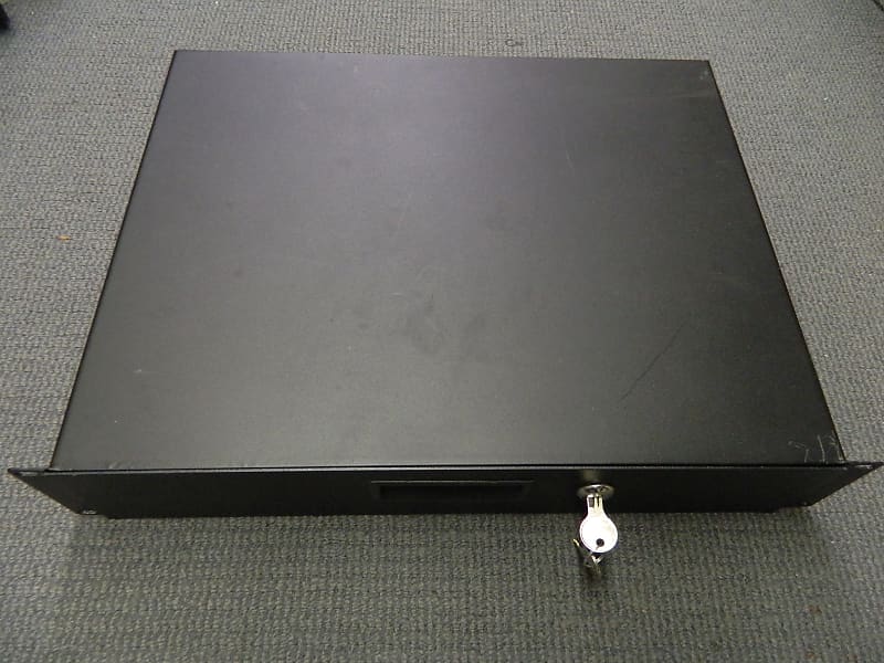 Rack Mount Lock Box/Storage Box Black | Reverb