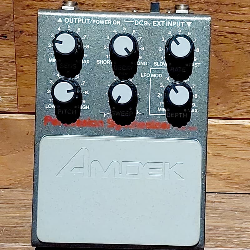 Amdek Percussion Synthesizer 1980s Metal Casing | Reverb