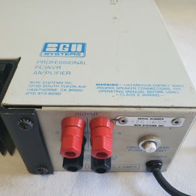 BGW PROLINE 6000 PROFESSIONAL POWER AMPLIFIER #1109 GOOD | Reverb