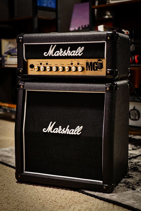 Marshall 1x10 Mini Half Stack With Vintage G10 Head + Cabinet | Reverb