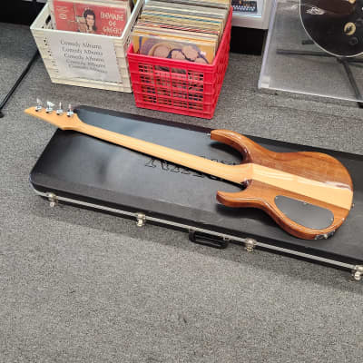 Carvin LB20 fretless bass 1993 - Koa Neck Thru Body with Case | Reverb