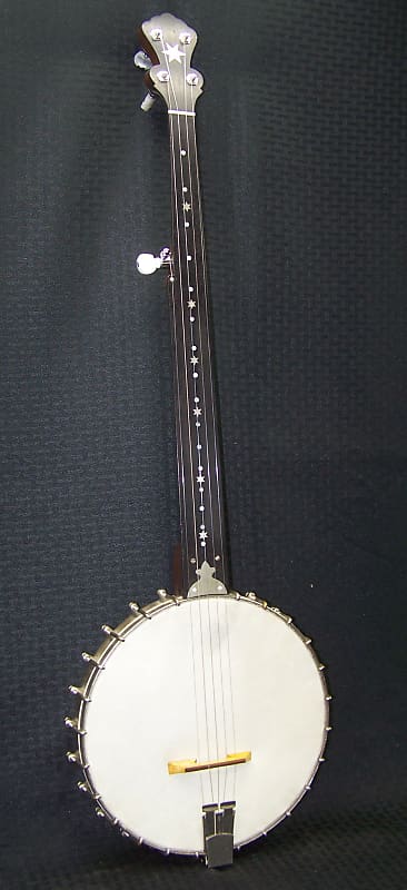 Unknown 1890s fretless 5-string open back banjo c. 1890 | Reverb