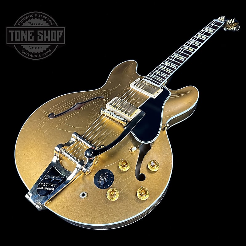 Mint Gibson Custom Shop M2M 1964 ES-345 Double Gold Murphy | Reverb