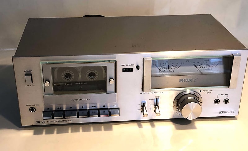 Vintage, lovely 1978 SONY TC-U2 cassette deck/tape recorder | Reverb