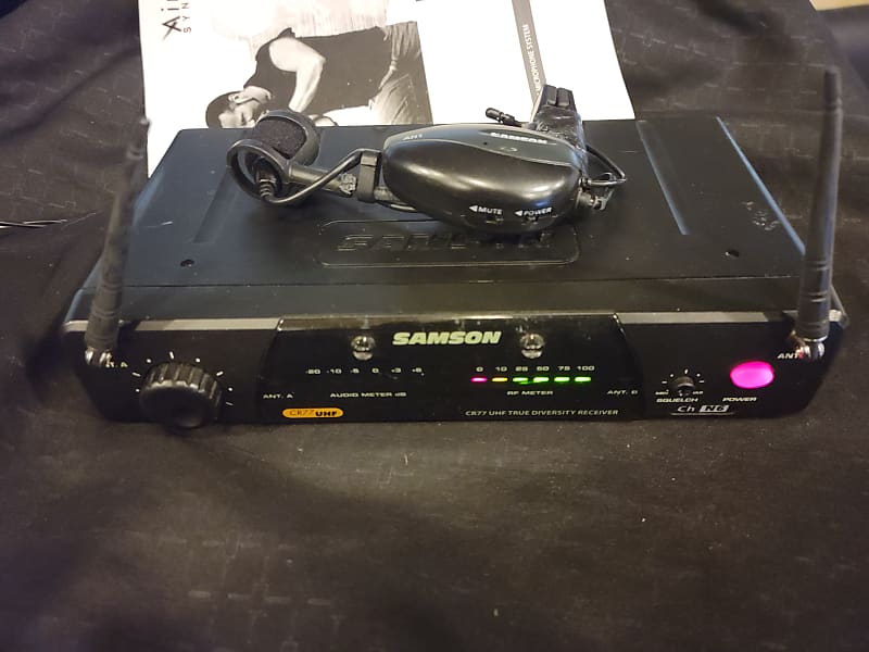 Samson Model CR77 UHF Diversity Receiver Wireless System | Reverb