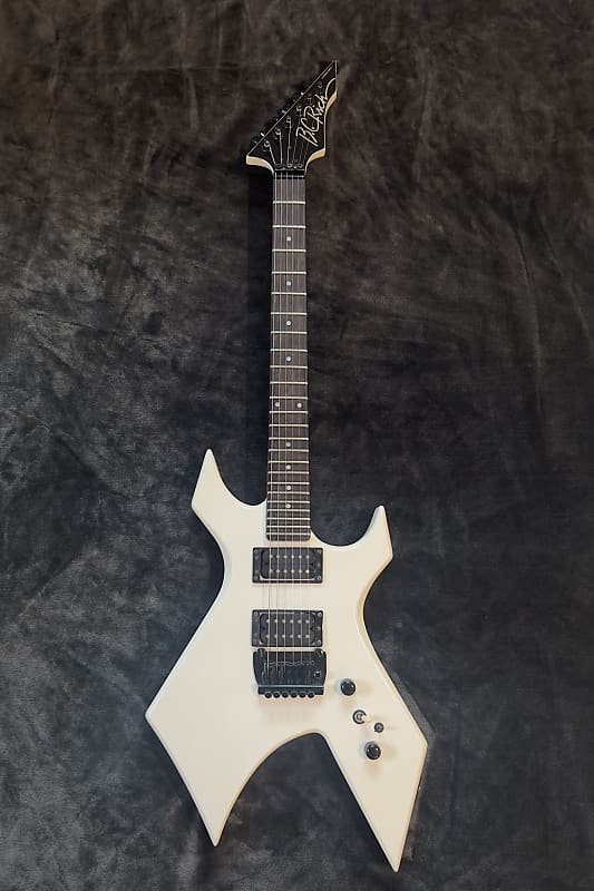 1987 B.C. Rich Warlock Platinum Series Pearl White Electric | Reverb