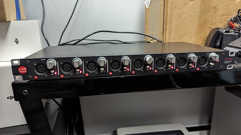 SM PRO AUDIO PR8 - 8 Channel Preamp Preamplifier | Reverb