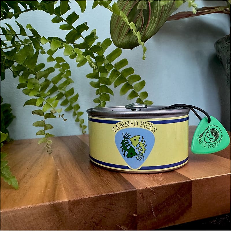 “Canned Picks” Guitar Pick Tin | Reverb