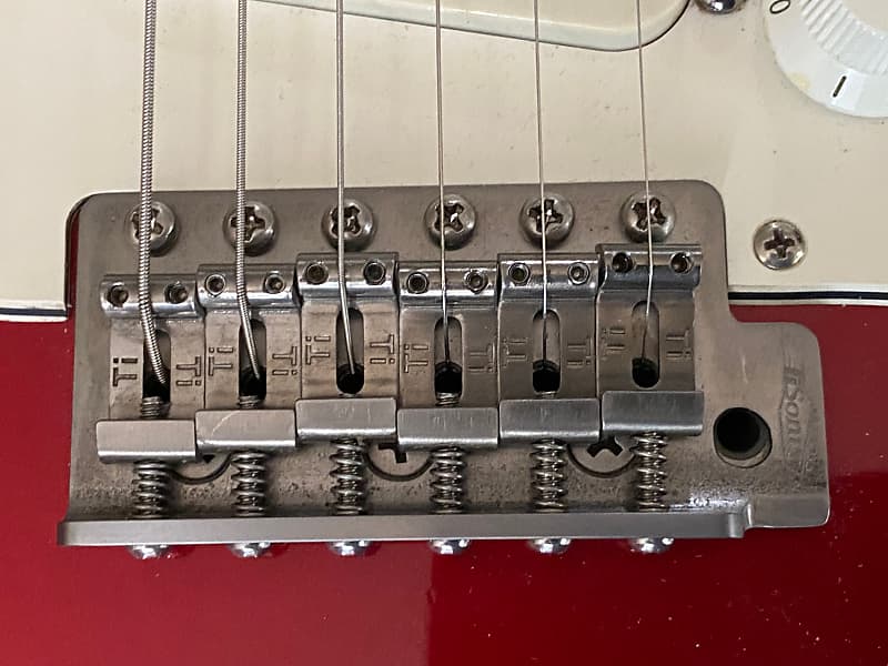 Fender Custom Shop Strat TiSonix Titanium Stratocaster Bridge | Reverb