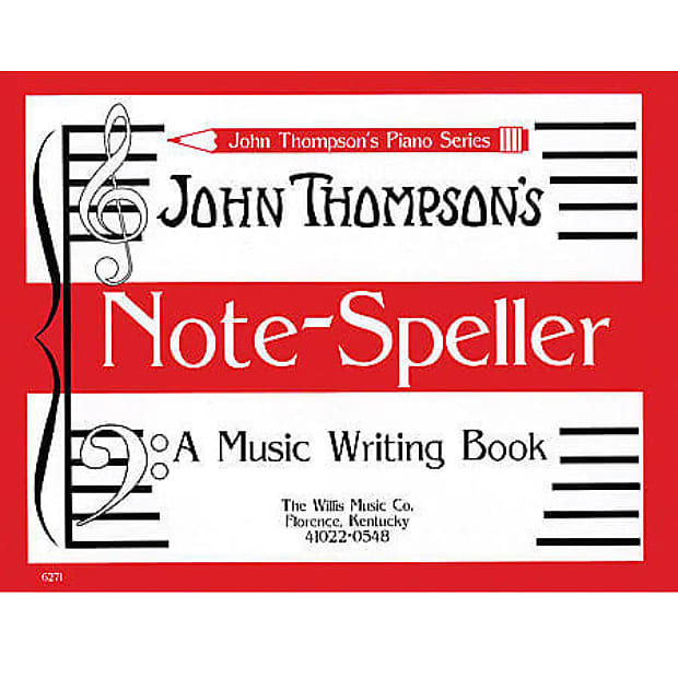 Note Speller, A Music Writing Book Early Elementary Level | Reverb