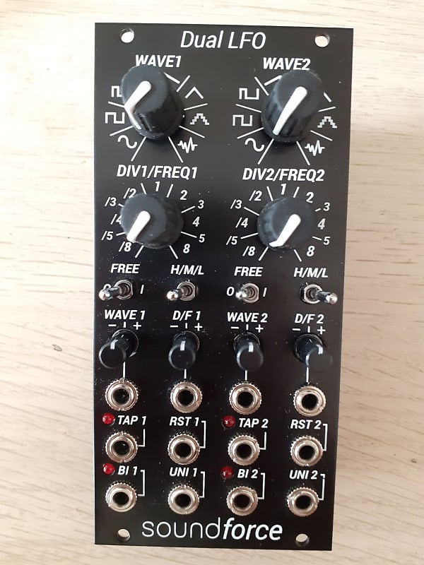 DUAL LFO SoundForce - Eurorack Module | Reverb