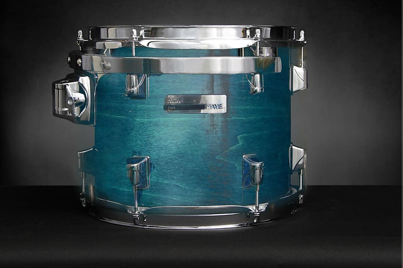 Floor Tom Drum Shell 14" x 14" TAYE Pro X Blue Satin - D42 | Reverb UK