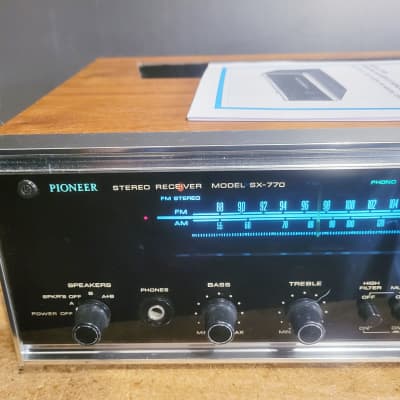 PIONEER SX-770 AM/FM STEREO RECEIVER SERVICED AND RECAPPED | Reverb