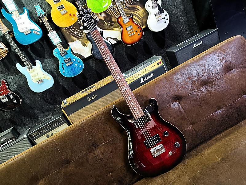 PRS SE 277 BARITONE FIRE RED BURST | Reverb