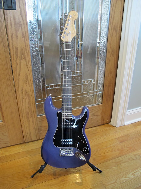 Squier Mini 2015 purple custom | Reverb