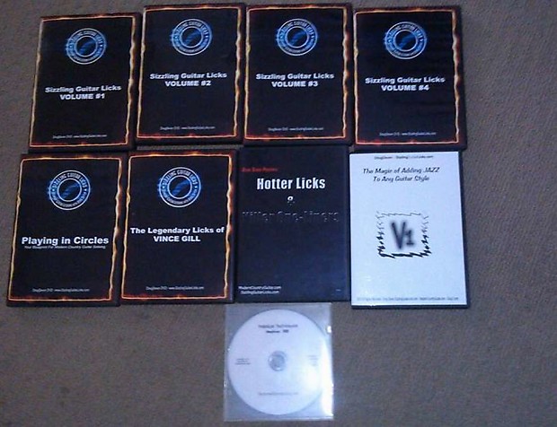 Doug Seven Country guitar lessons DVD Collection 9 dvds | Reverb