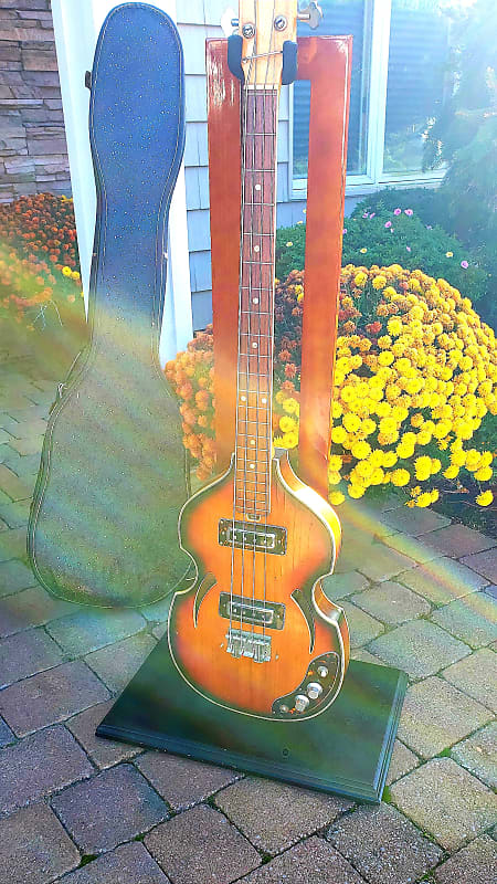 Kimberly Beatle bass/ CATEYE 60s early 70s - Sunburst | Reverb