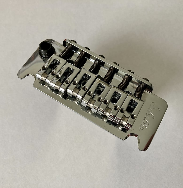 Schaller 2-Point Vintage Tremolo bridge, chrome | Reverb