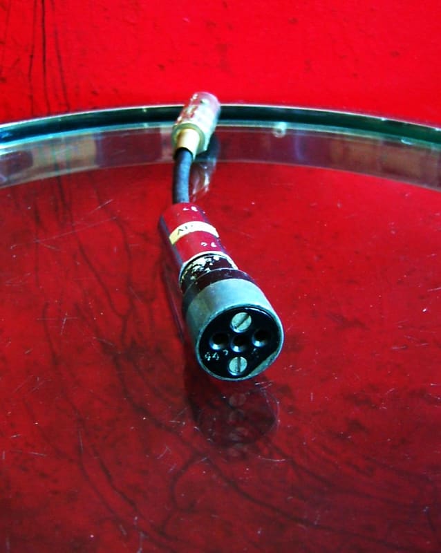 Vintage RARE 1950's Altec 639B microphone cable w Atlas AD10 | Reverb
