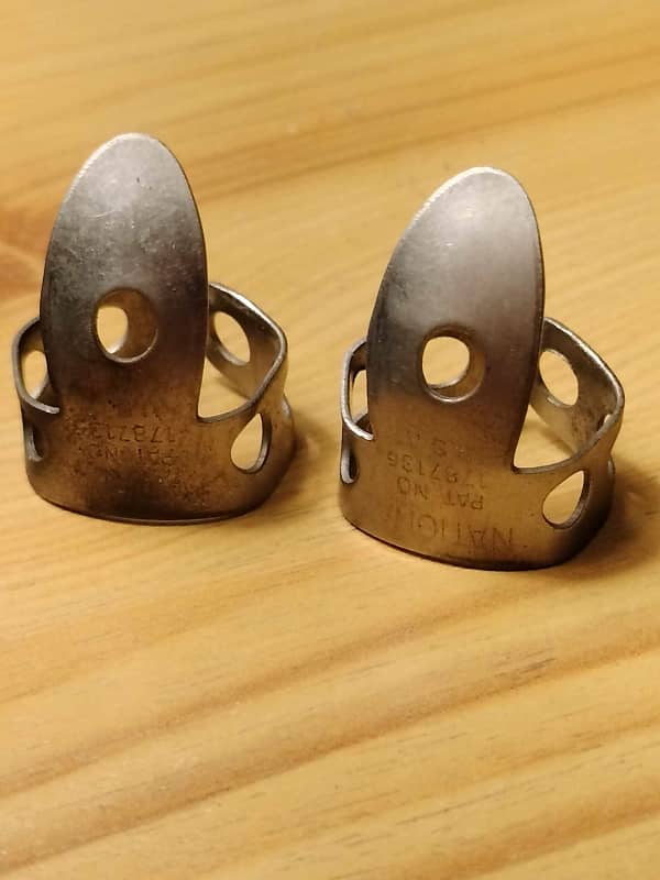 National Finger Picks (x2) vintage | Reverb