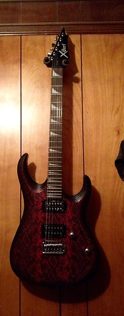 Cort X-2-VPR RED VIPER SNAKE SKIN | Reverb