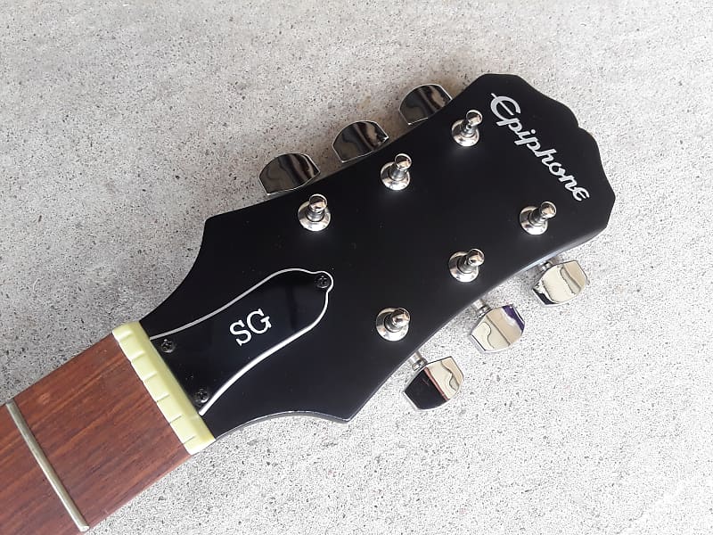 Epiphone SG Electric Guitar Neck + Tuners | Reverb