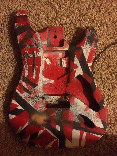 Squier Bullet Strat Body Striped | Reverb