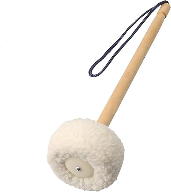 14 Inch Soft Wool Gong Mallet Felt Head Dia 80mm With Wooden | Reverb