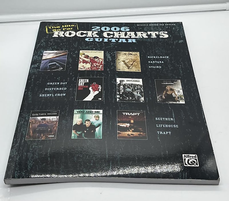 The Hits, So Far 2006 Rock Charts Guitar Tab Book | Reverb