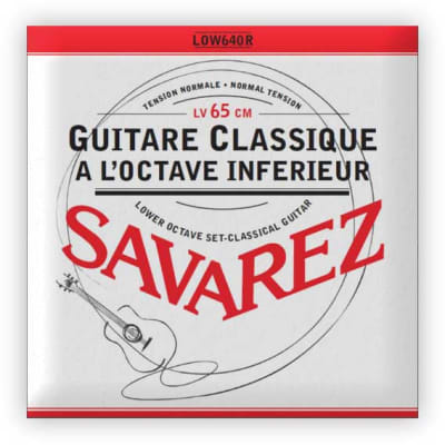 Savarez LOW640R Lower Octave NT Guitar Strings (650mm scale), | Reverb