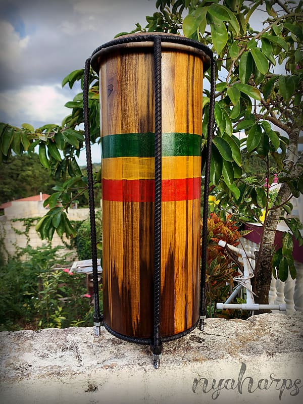 NyaHarps Nyabinghi Drums Kete 2021 Jamaican Blue Mahoe | Reverb