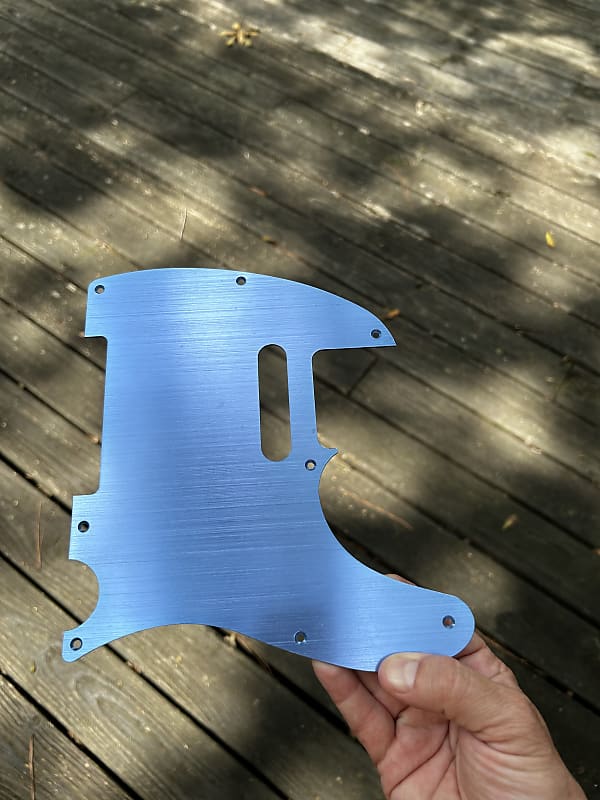 Telecaster Pickguard - Blue Metal | Reverb