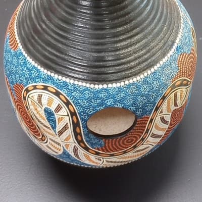 Handmade Nigerian Clay Udu Traditional Aerophone | Reverb