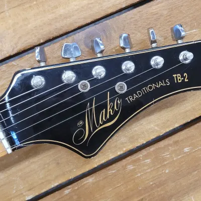 Mako Traditional TB-2 Electric Guitar 1980s Black | Reverb
