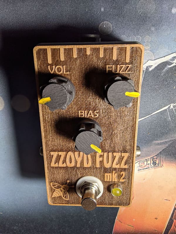 zzoyd germanium fuzz mk2 with bias 2022 wood | Reverb