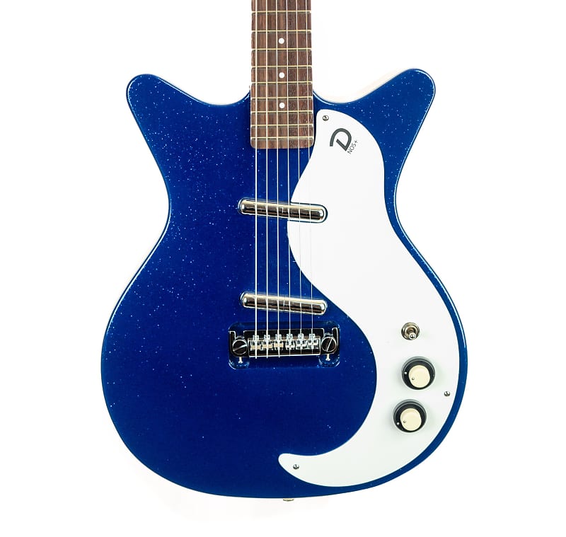 Danelectro '59 Mod NOS plus - Blue Metal Flake ultralight | Reverb