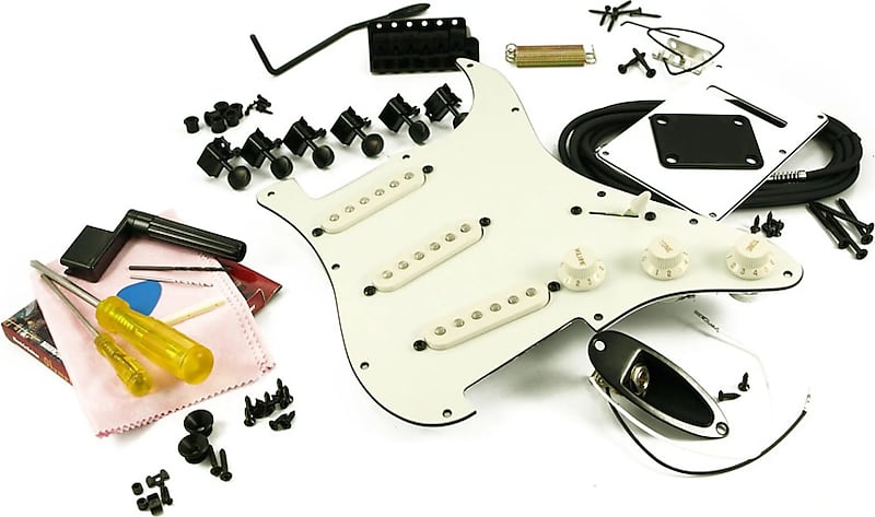 WD Parts Kit For Fender Stratocaster Black | Reverb