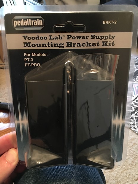 Voodoo Lab Power Supply Mounting Bracket Kit 2014 Black | Reverb