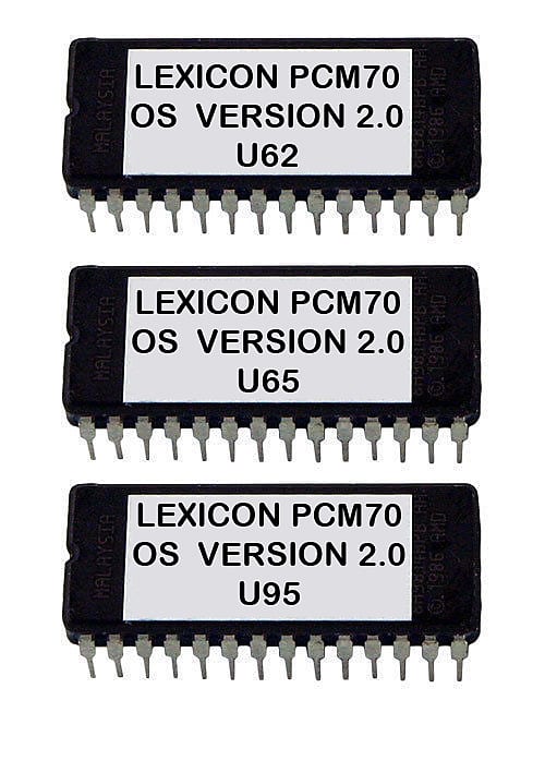 Lexicon Pcm 70 Os Version 2.0 Eprom Upgrade Update | Reverb Australia