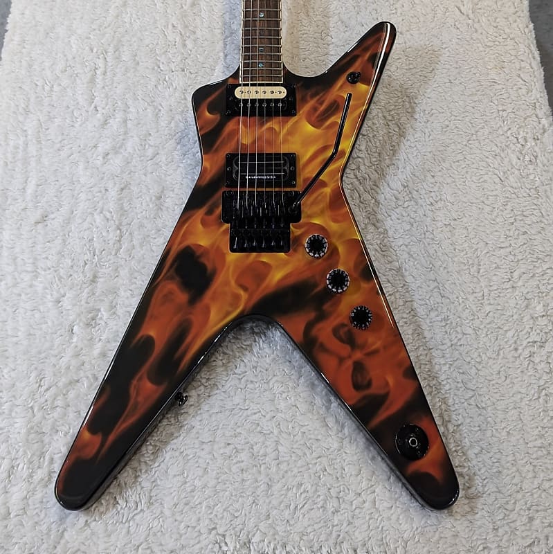 Dean ML 2019 - Dime O Flame Bill Lawrence XL500 Dimebag | Reverb